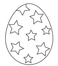 Ou decorat cu cerculete - Plansa de colorat | SfatulMamicilor.ro