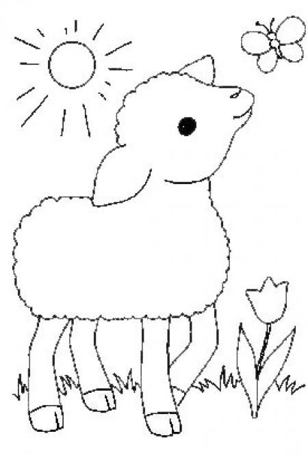Mielul premiant - Plansa de colorat | SfatulMamicilor.ro