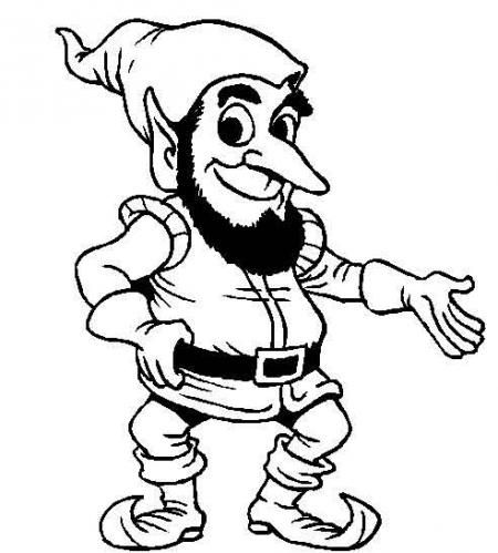 Ceata de elfi - Plansa de colorat | SfatulMamicilor.ro